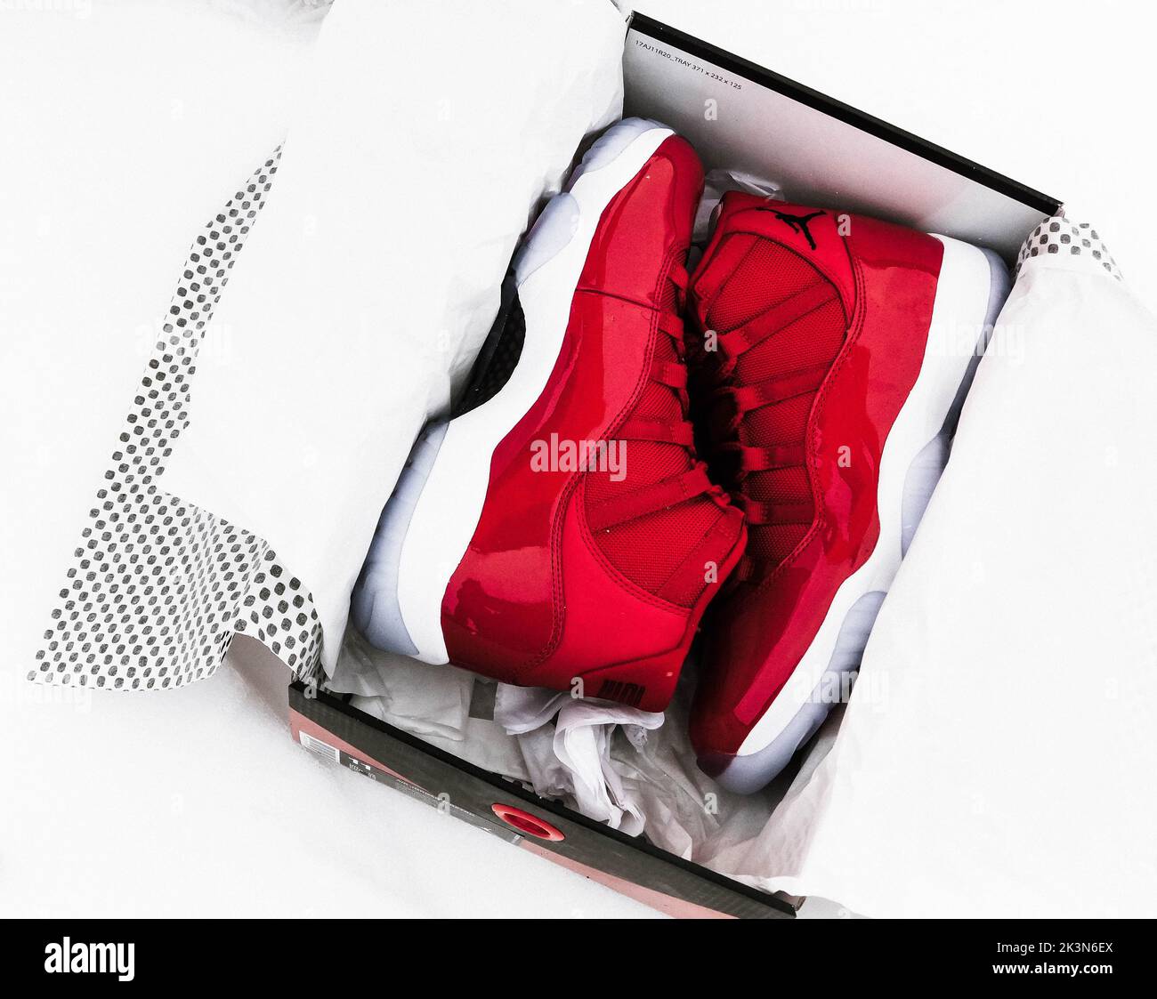 High top air jordan hi-res stock photography and images - Alamy