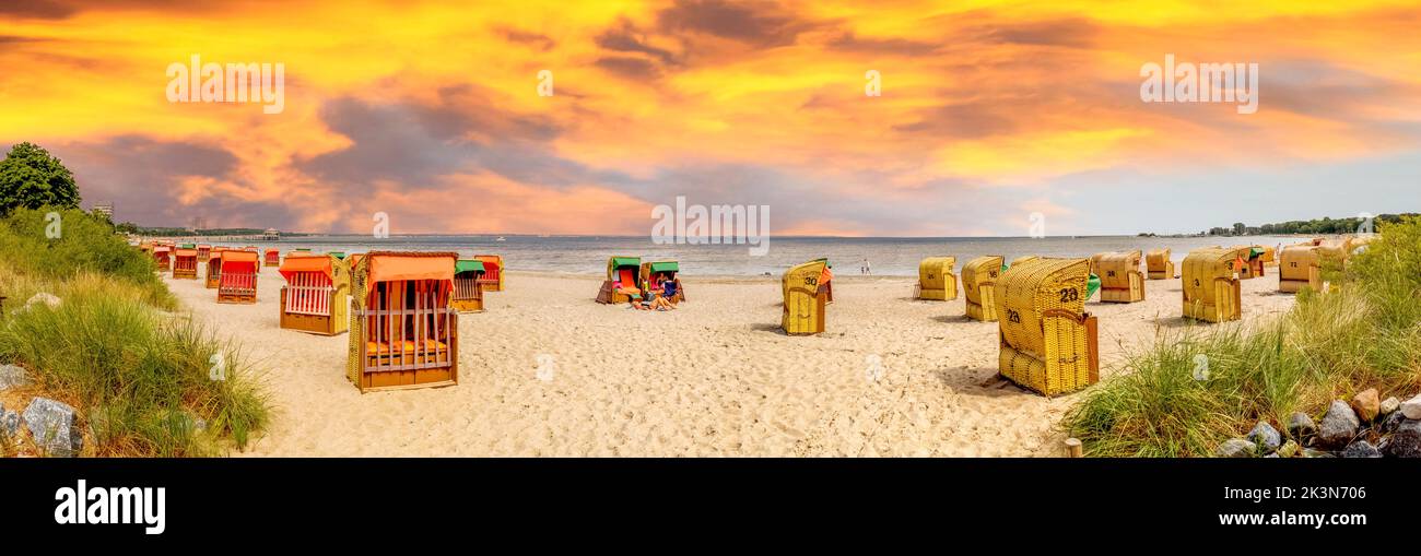 Beach in Niendorf, Germany Stock Photo - Alamy