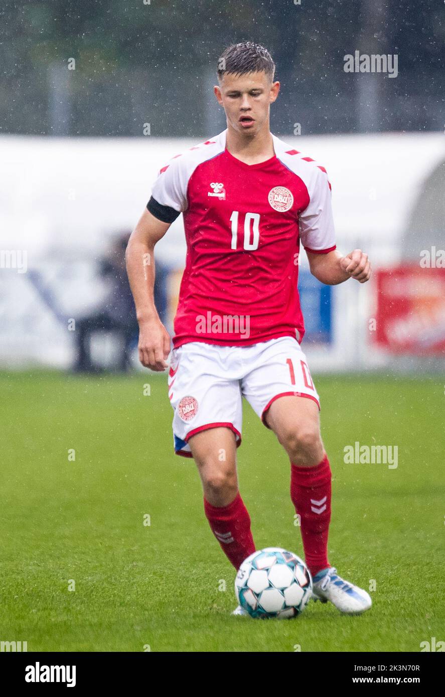 Hobro, Denmark. 27th Sep, 2022. Filip Bundgaard Kristensen (10) of ...
