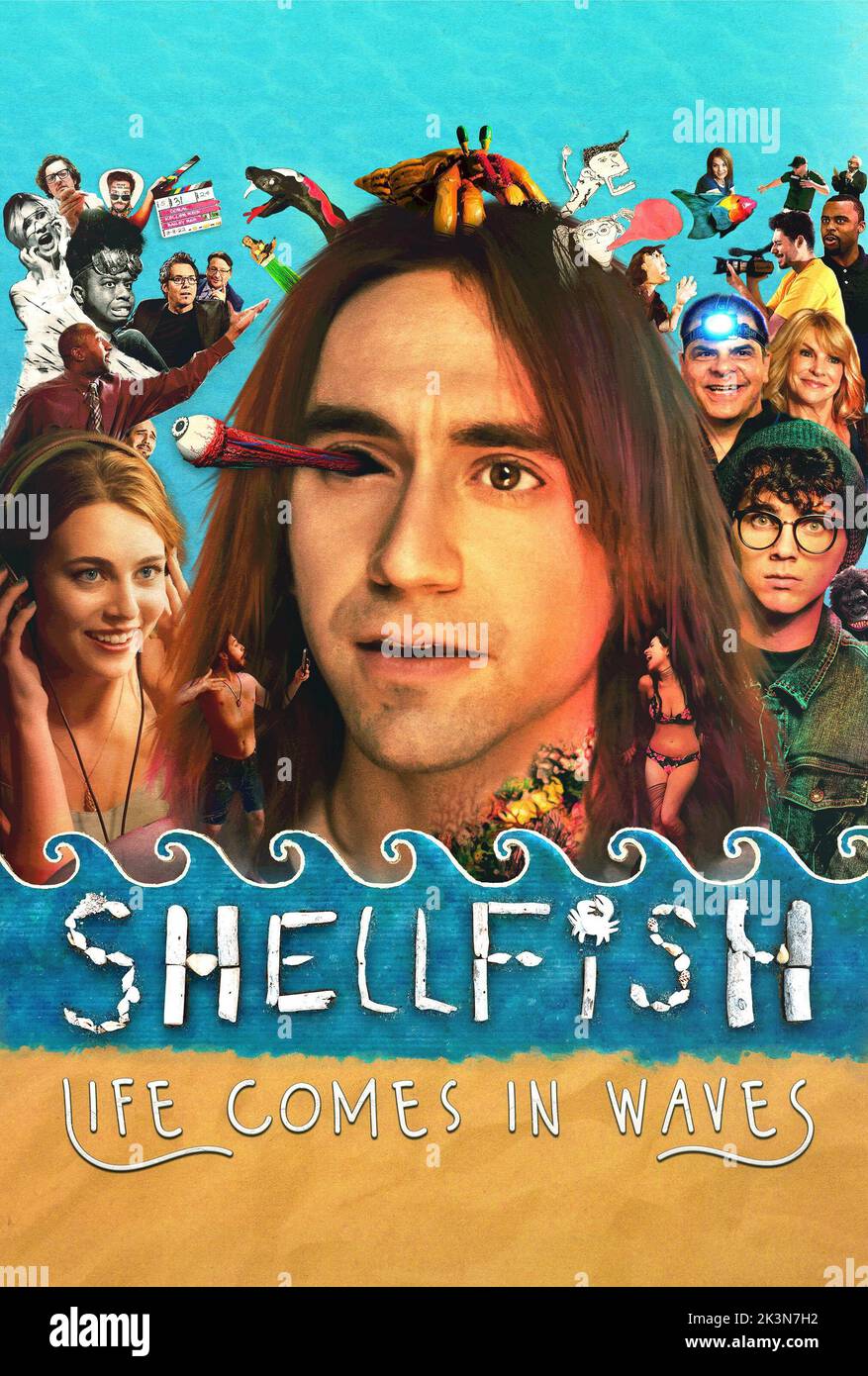 SHELLFISH, poster, front, from left: Savanah Joeckel, Hunter Hopewell ...