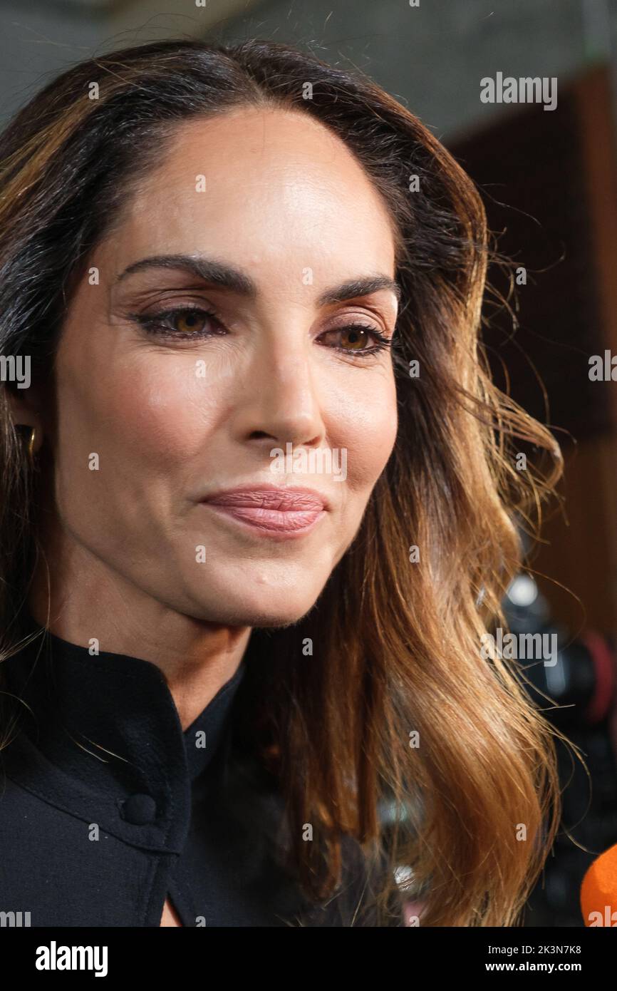 Eugenia Silva poses for the media at the Teatro Real where the 8th ...