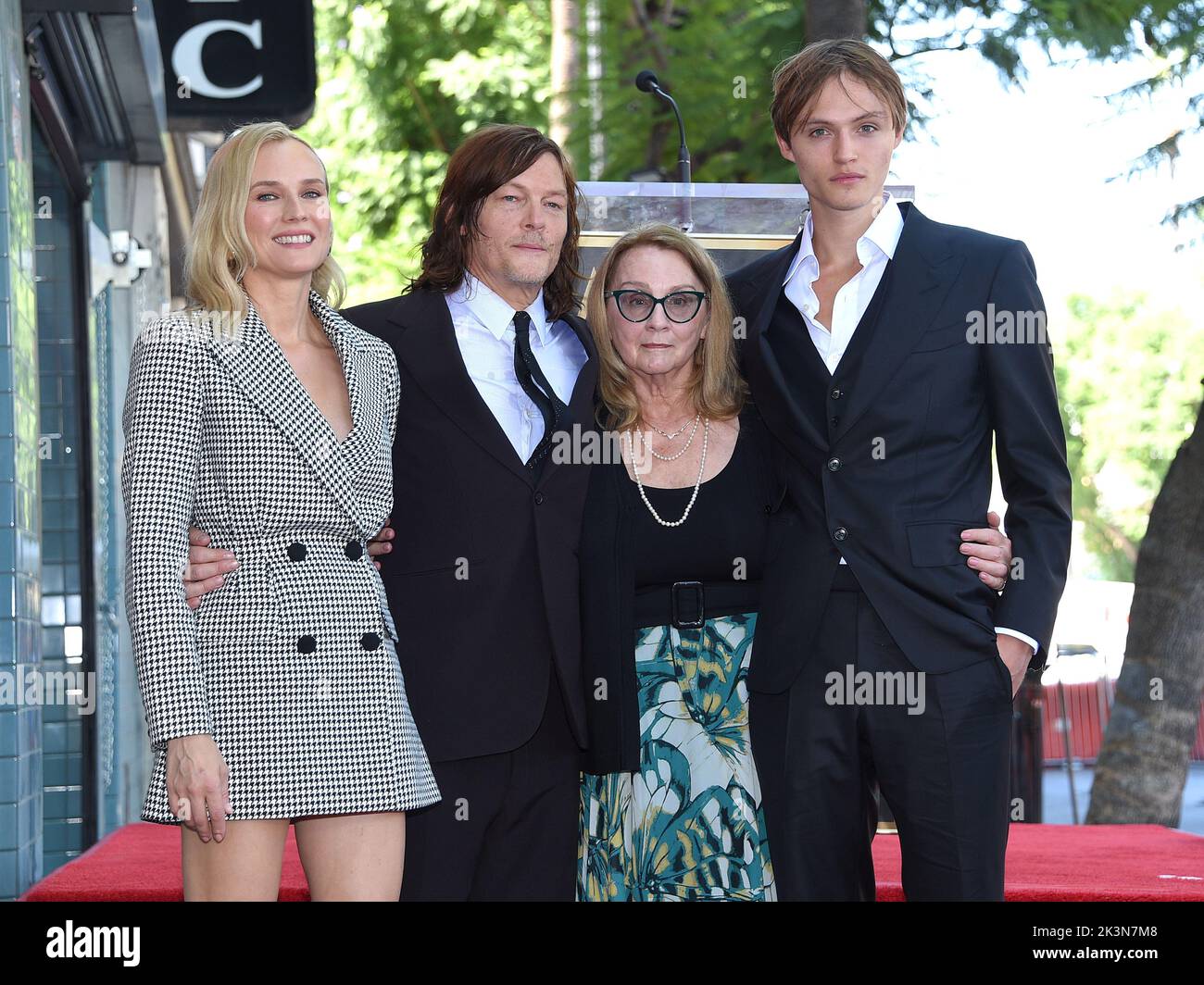 Hollywood, CA. USA, September 27, 2022, Diane Kruger, Norman Reedus ...
