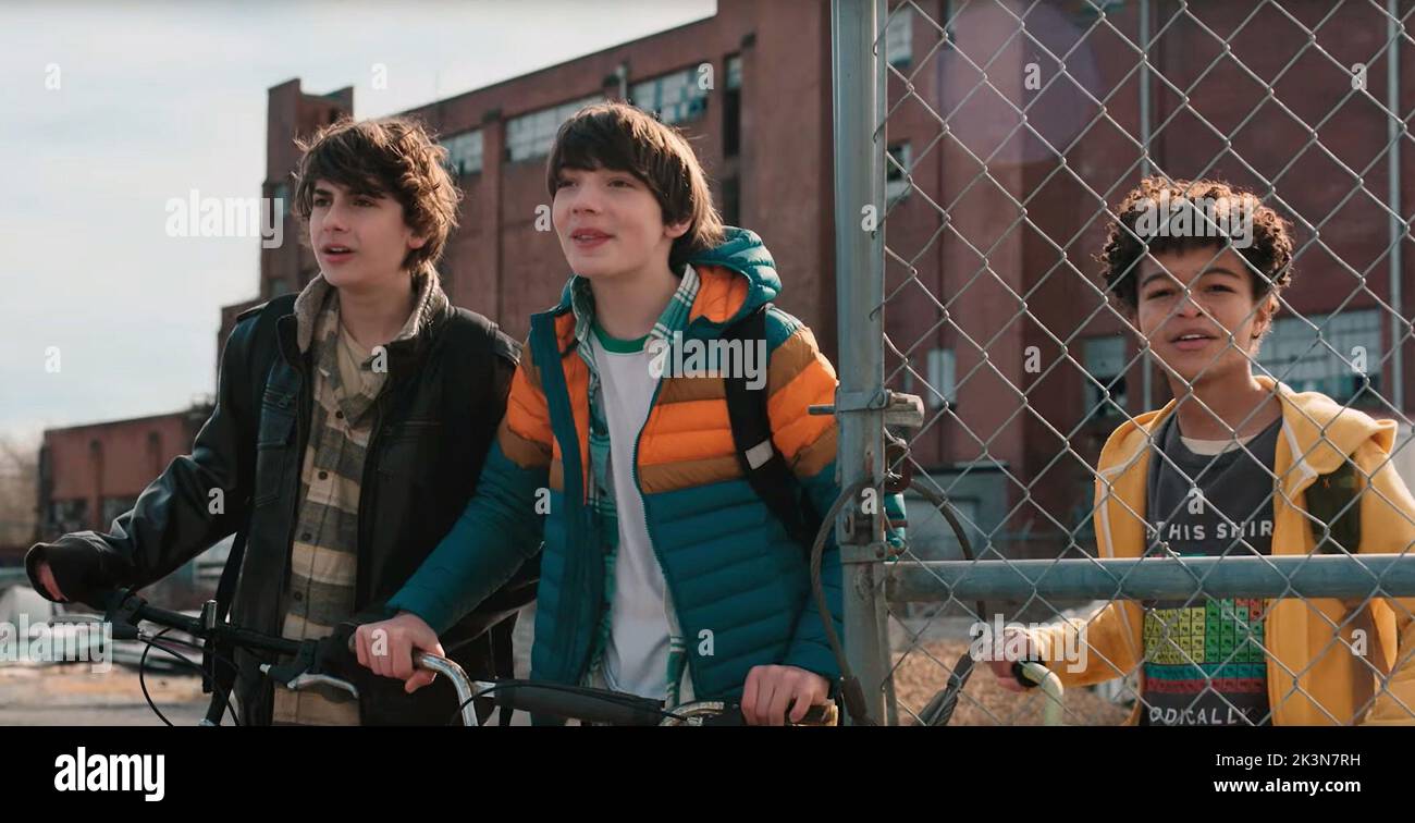 SPIRIT HALLOWEEN, from left: Dylan Martin Frankel, Donovan Colan, Jaiden J. Smith, 2022 ...