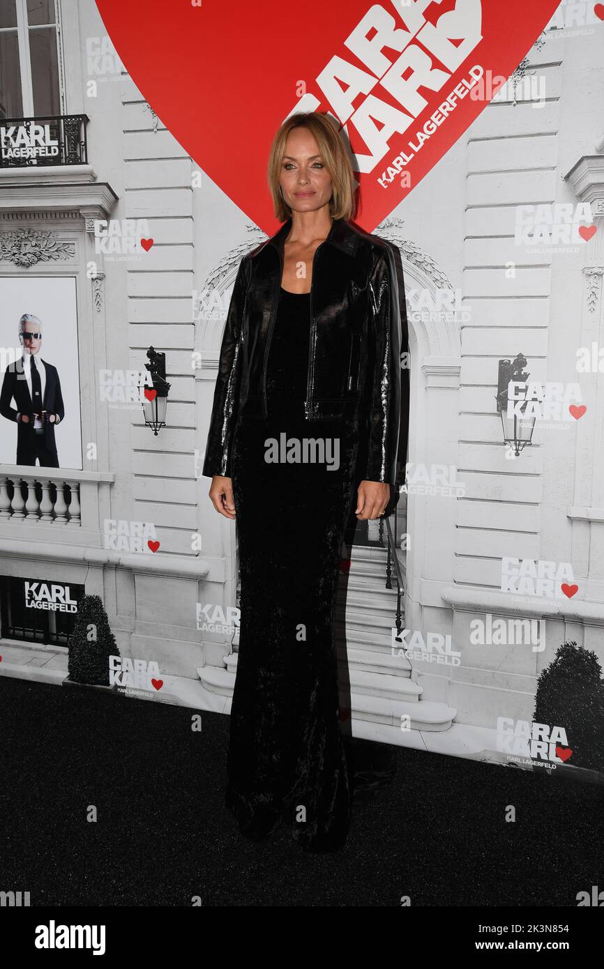 Paris, France. 27/09/2022, Amber Valletta attends "Cara Loves Karl ...