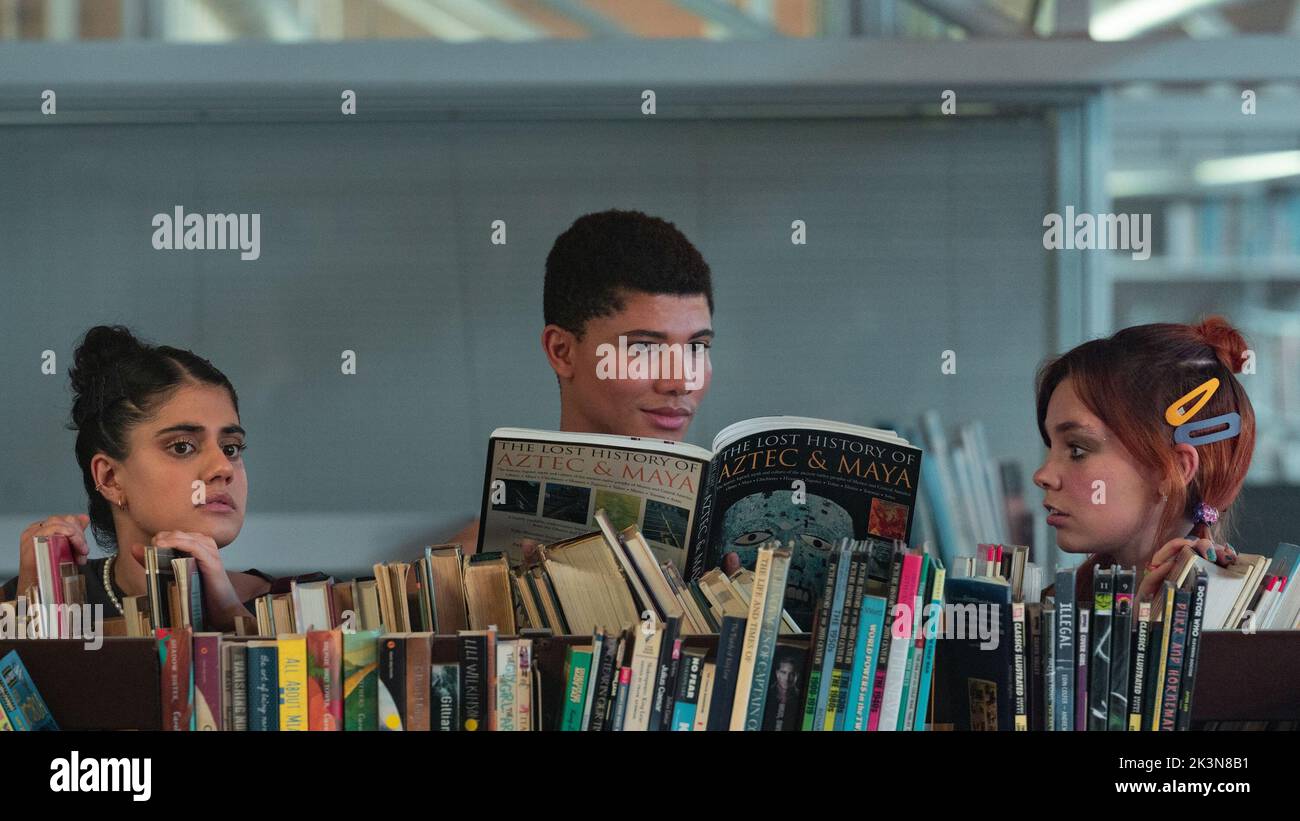 HEARTBREAK HIGH, from left: Ayesha Madon, James Majoos, Chloe Hayden ...
