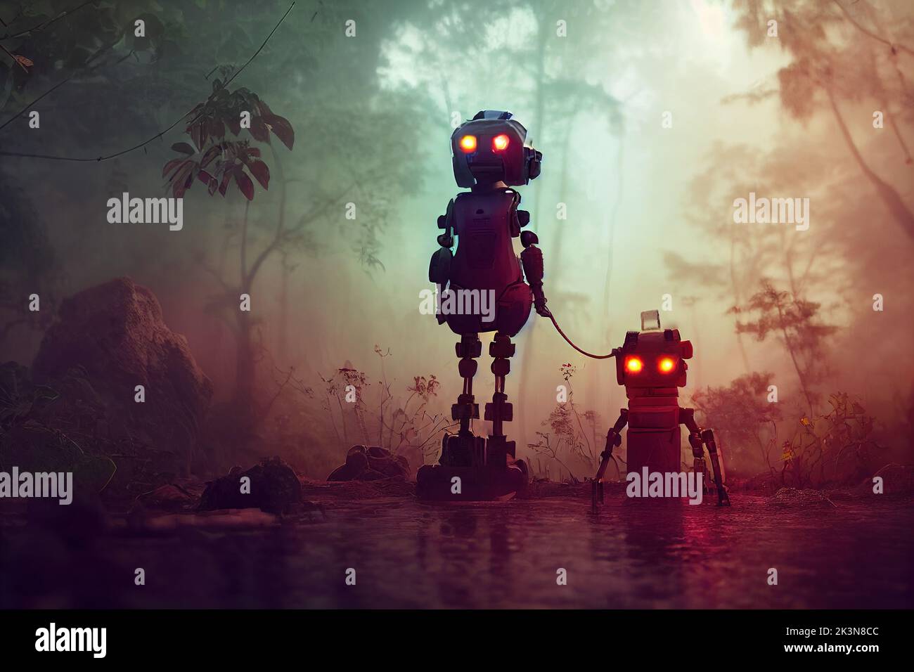 Dystopian robots hi-res stock photography and images - Alamy
