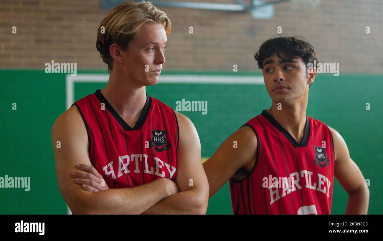 HEARTBREAK HIGH, from left: Bryn Chapman Parish, Thomas Weatherall ...