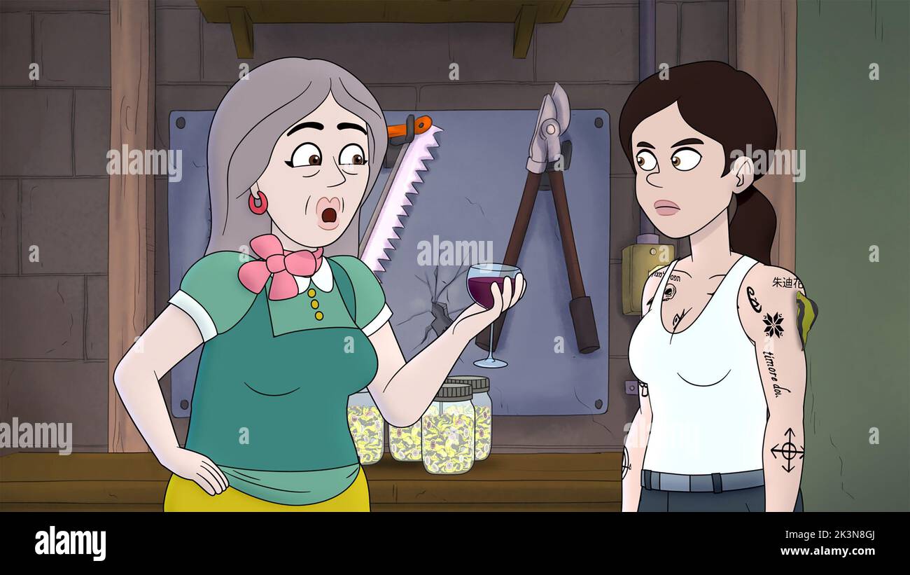 LITTLE DEMON, from left: Darlene (voice: Lennon Parham), Laura (voice ...