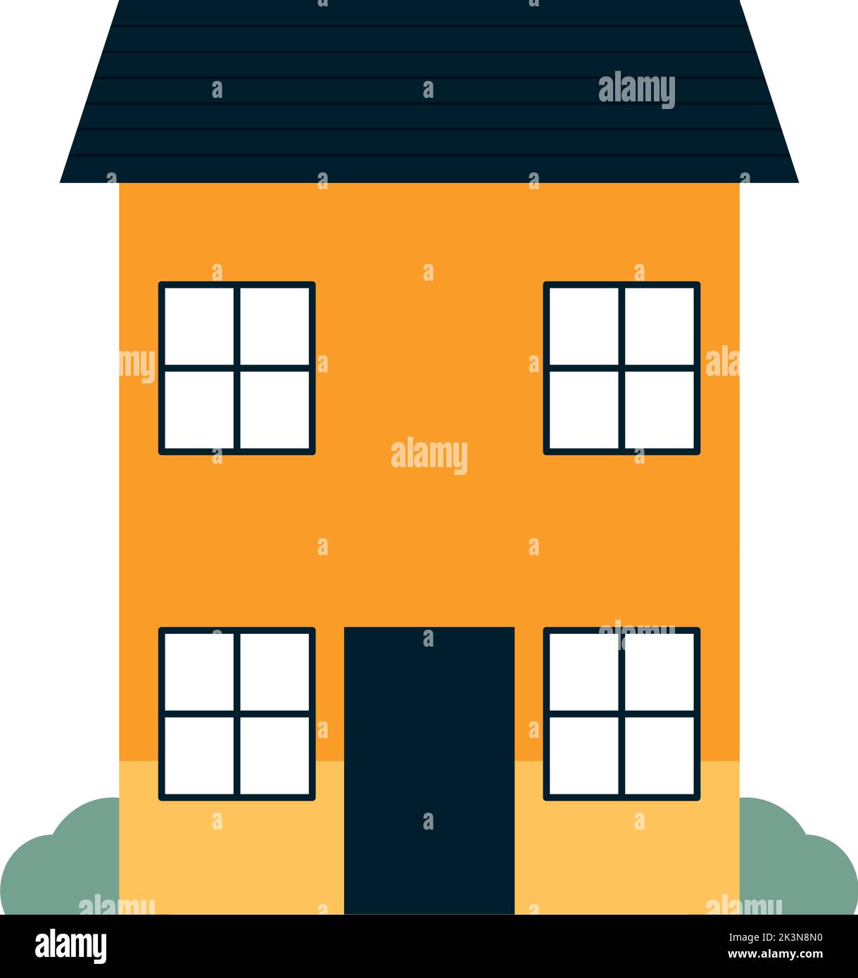yellow house icon Stock Vector Image & Art - Alamy