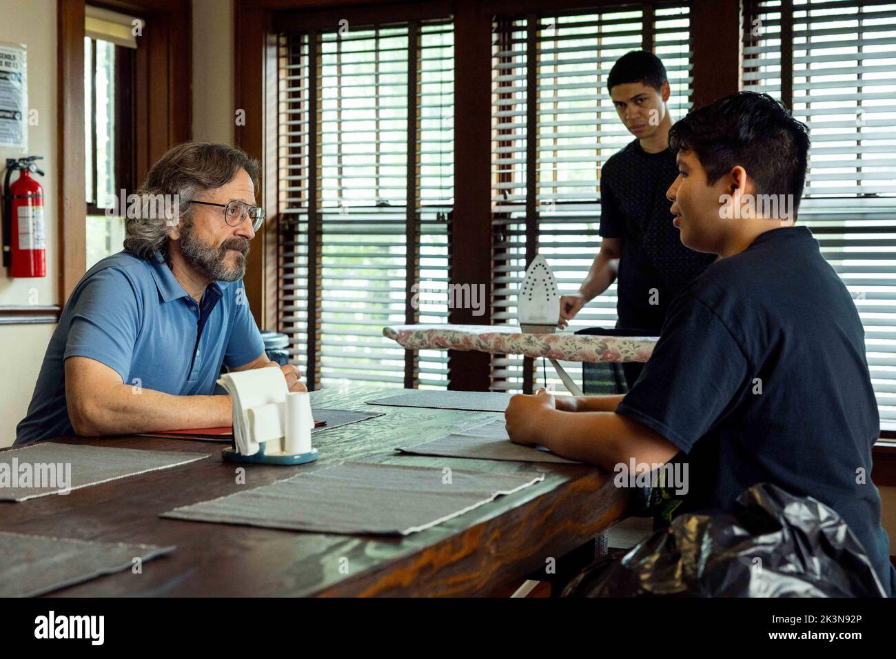 RESERVATION DOGS, from left: Marc Maron, Reynoldo Piniella, Lane Factor ...