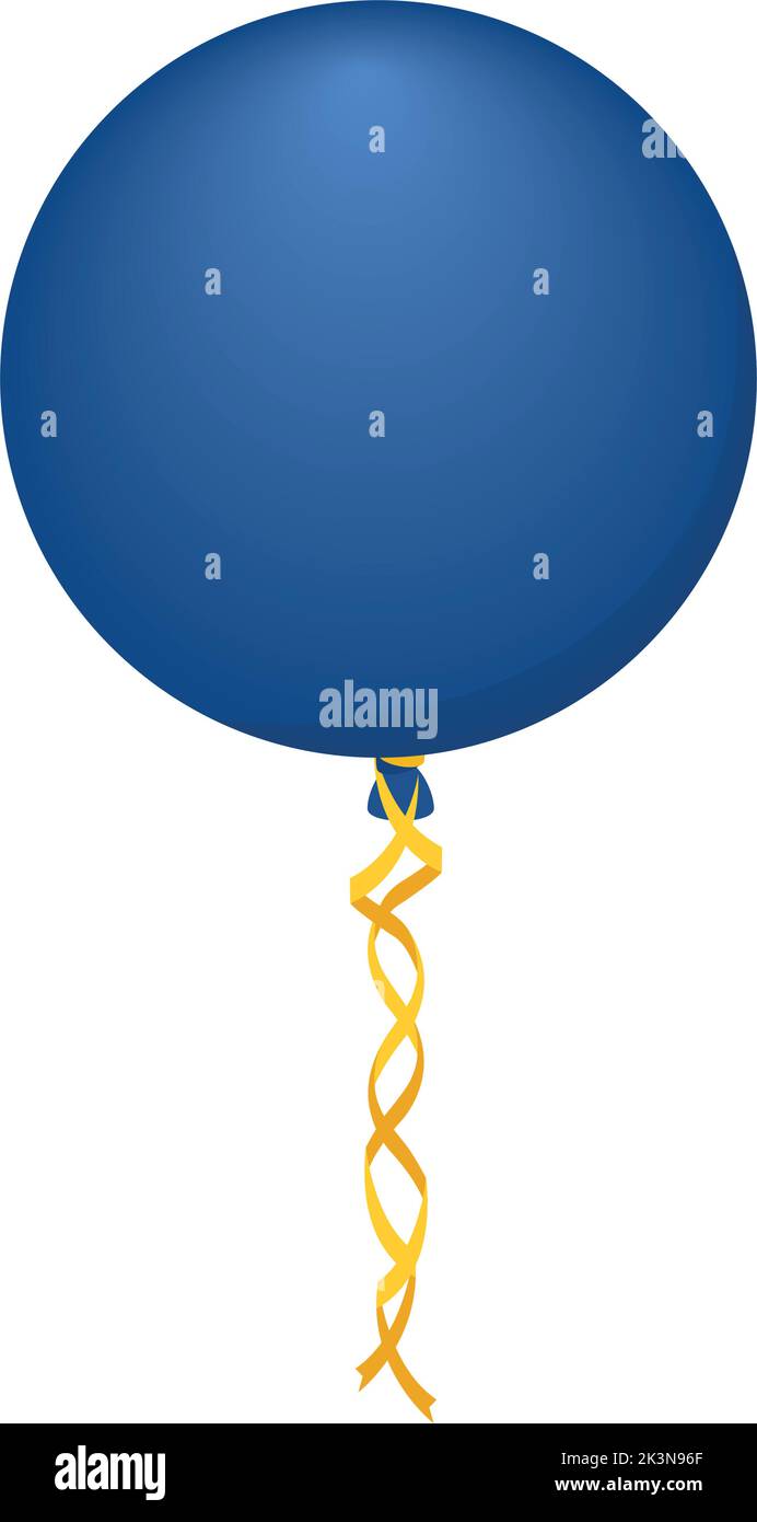 round blue balloon Stock Vector Image & Art - Alamy