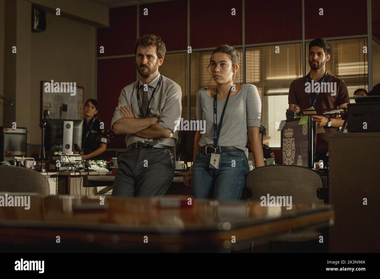 SANTO, front, from left: Raul Arevalo, Greta Fernandez, 'Invisible ...