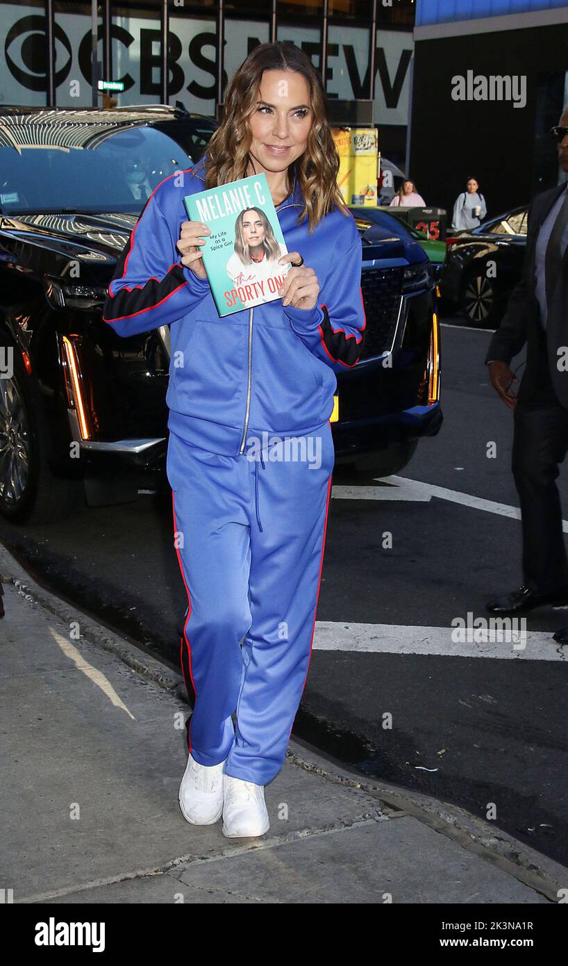 Celebrities At Good Morning America -PICTURED: Melanie Chisholm (Mel C ...