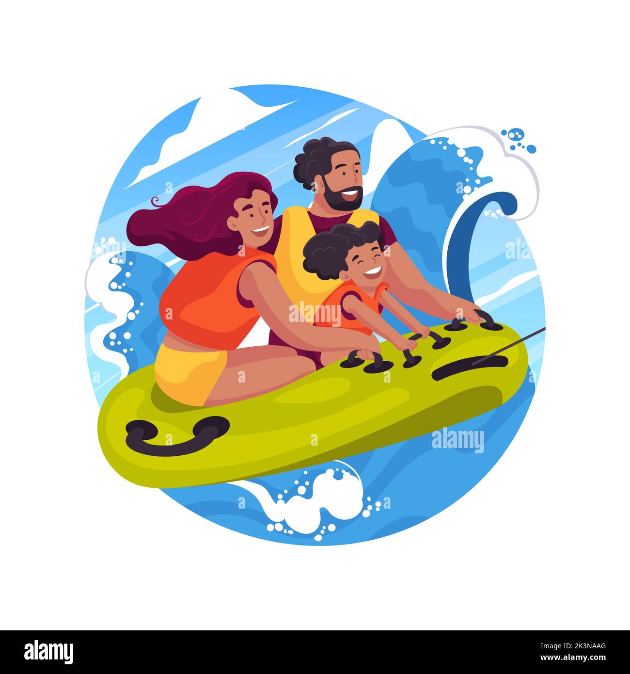 Tubing isolated cartoon vector illustration Stock Vector Image & Art ...