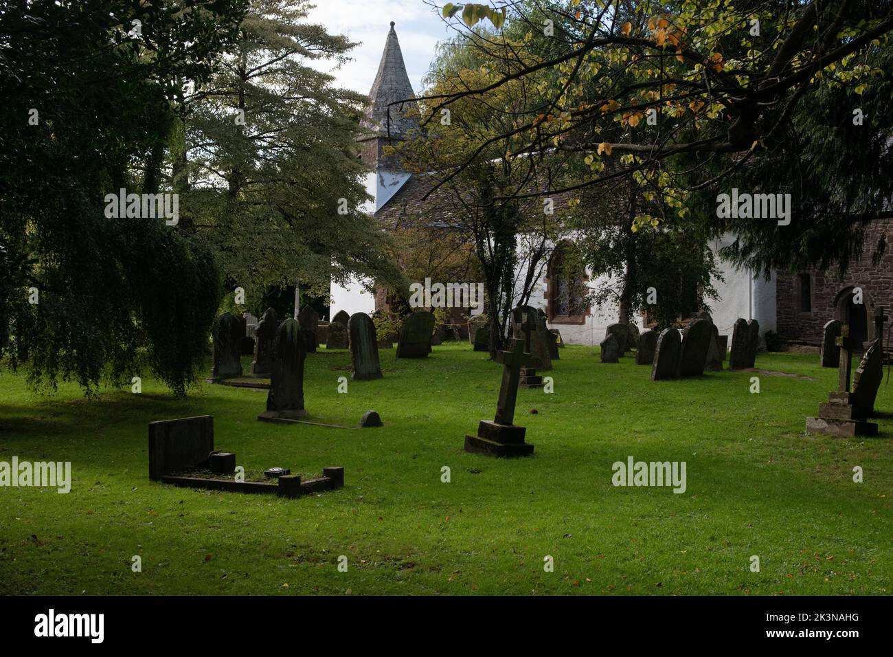 St Peter's Church, Dixton, Monmouth, Wales, UK Stock Photo - Alamy