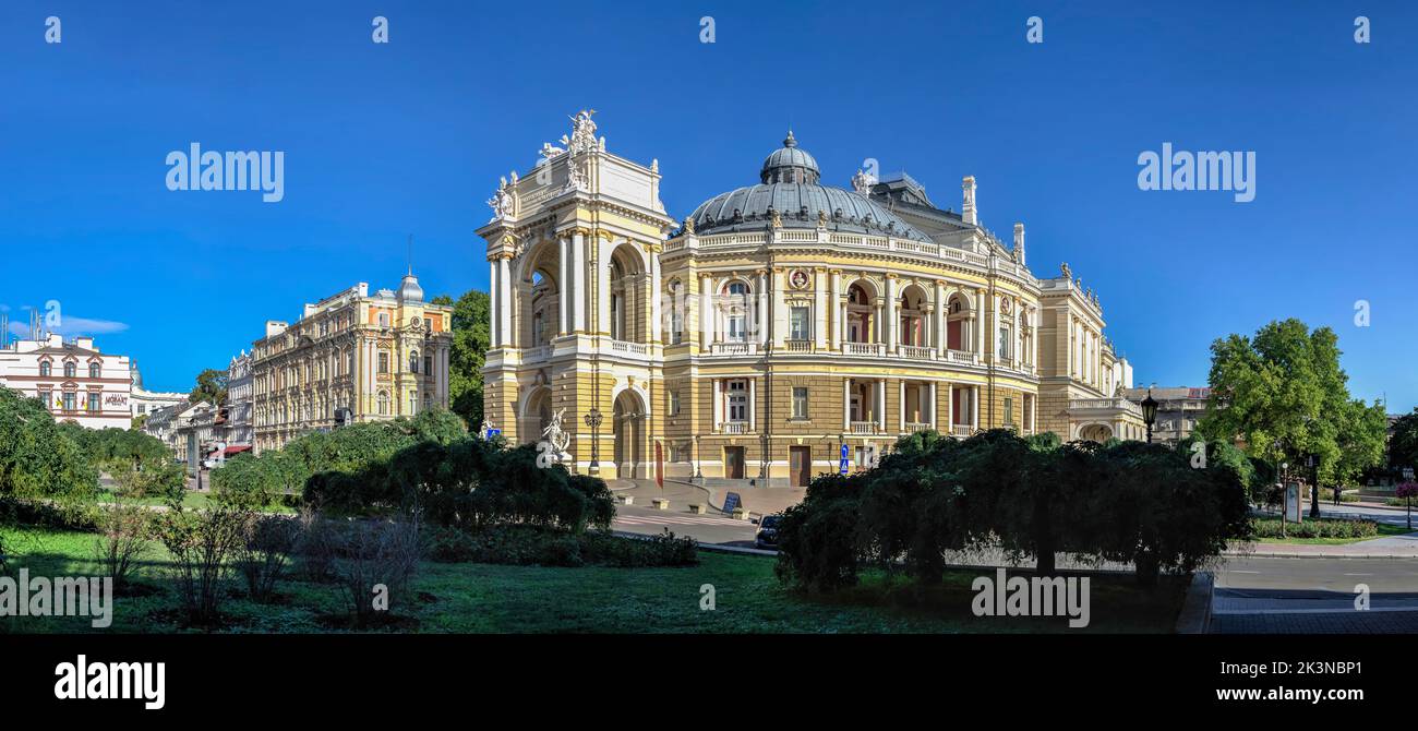 Odessa theater of Opera and Ballet in Ukraine Stock Photo - Alamy
