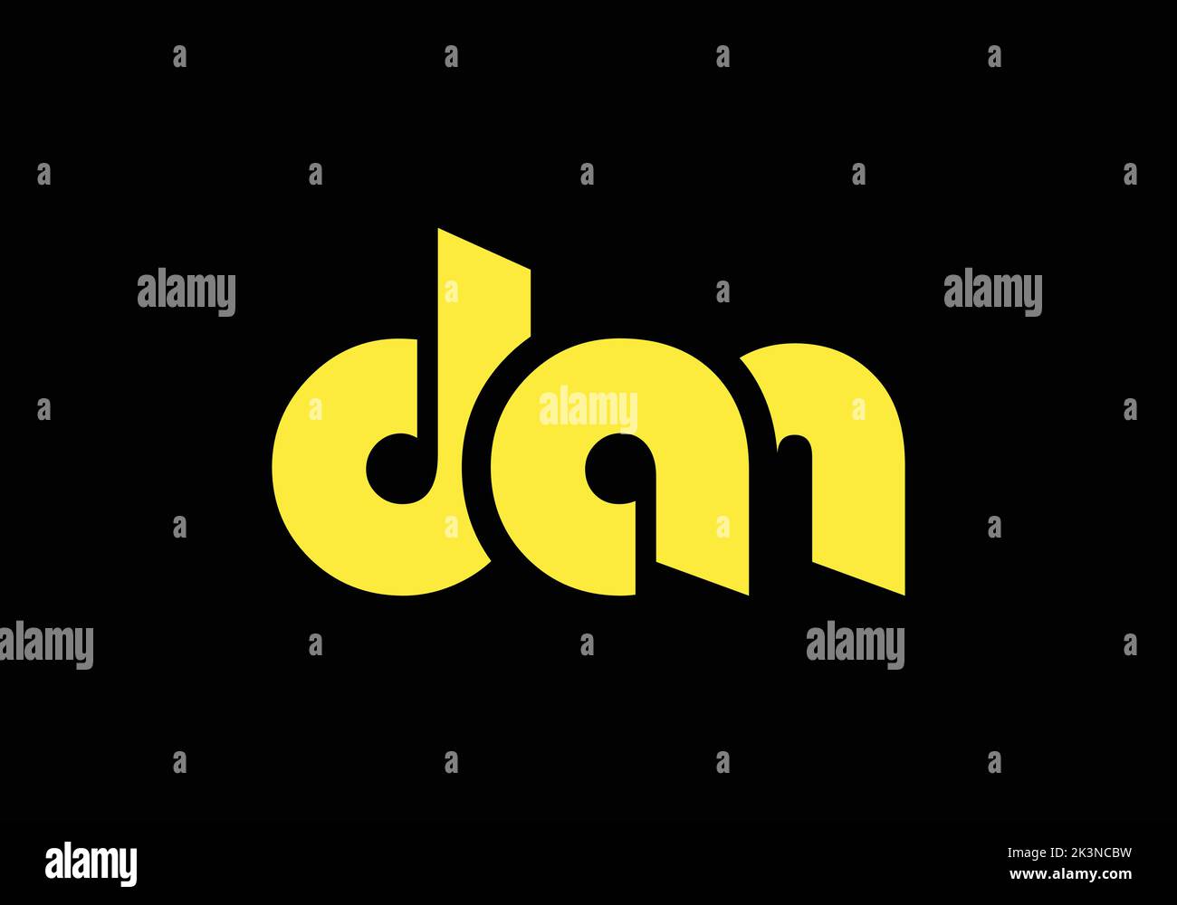DAN Initial Monogram Letter dan Logo Design Vector Template d a n ...