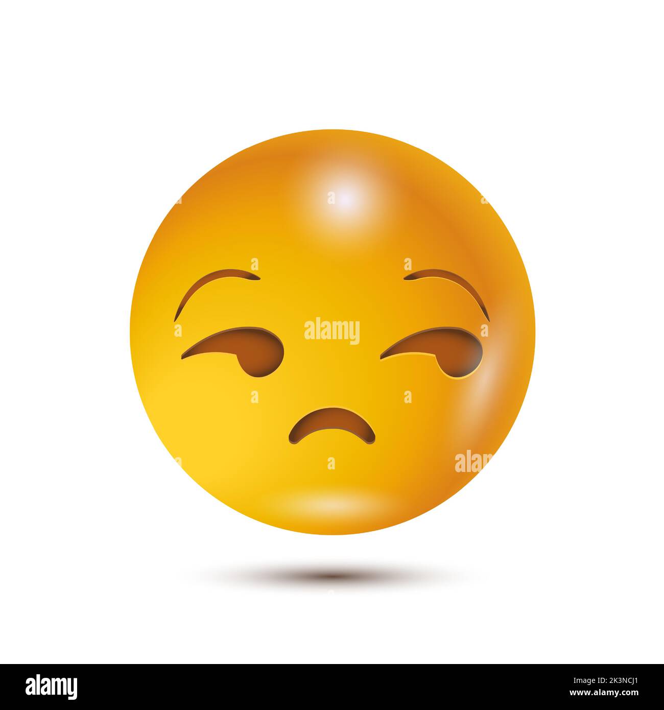Dissatisfied, Meh, Unimpressed. funny yellow emoticon. smiling emoticon ...