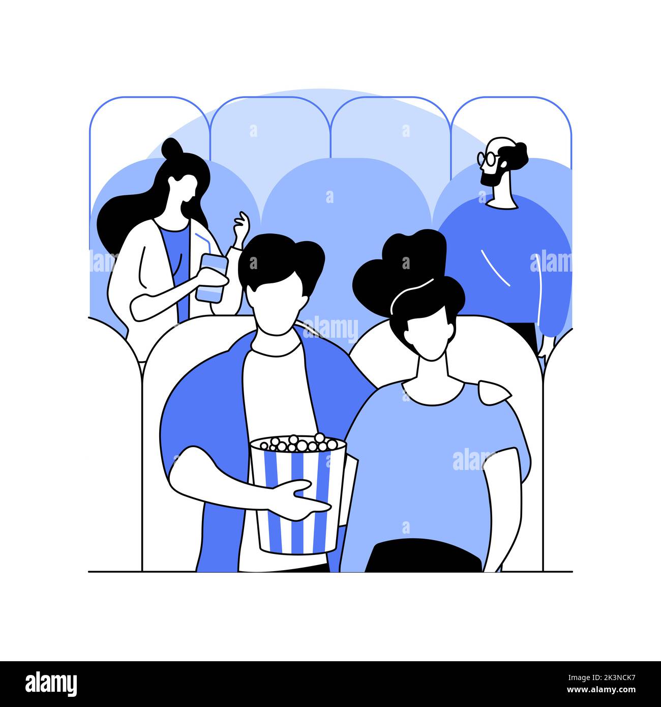 Going on a date isolated cartoon vector illustrations Stock Vector ...