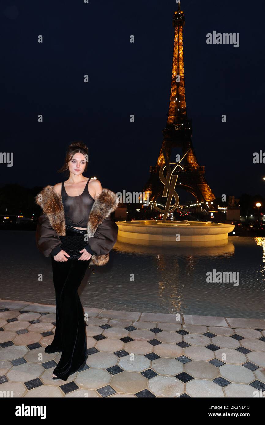 Paris, France, September 27, 2022, Charlotte Lawrence attending the ...