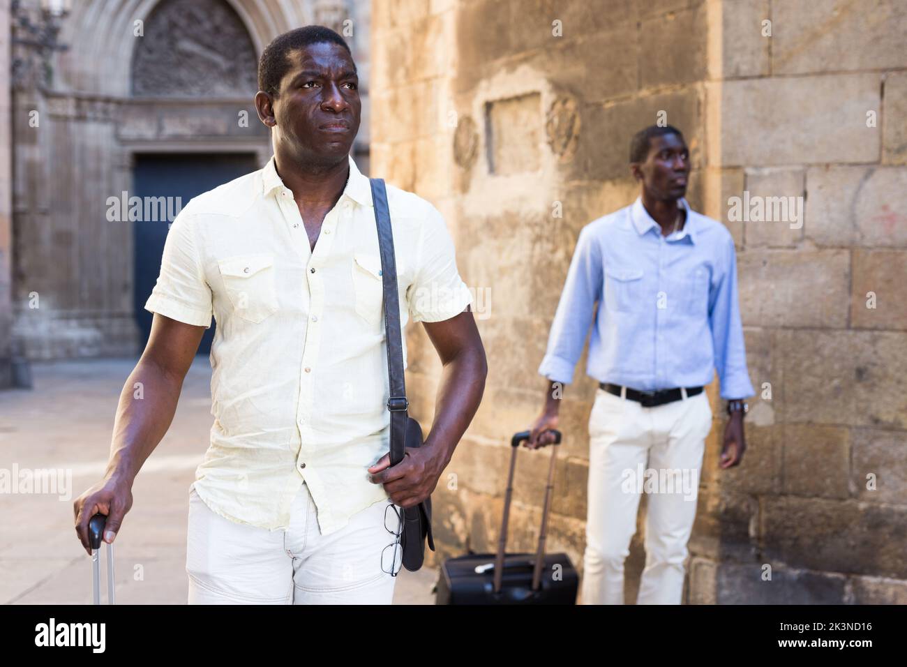 Emotional tourists enjoy the views of the old city Stock Photo - Alamy