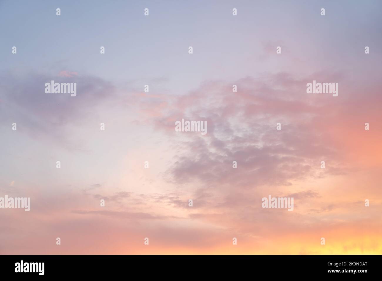 Beautiful dramtic cloudy sky sunset background under sea water With yellow red colors Stock ...