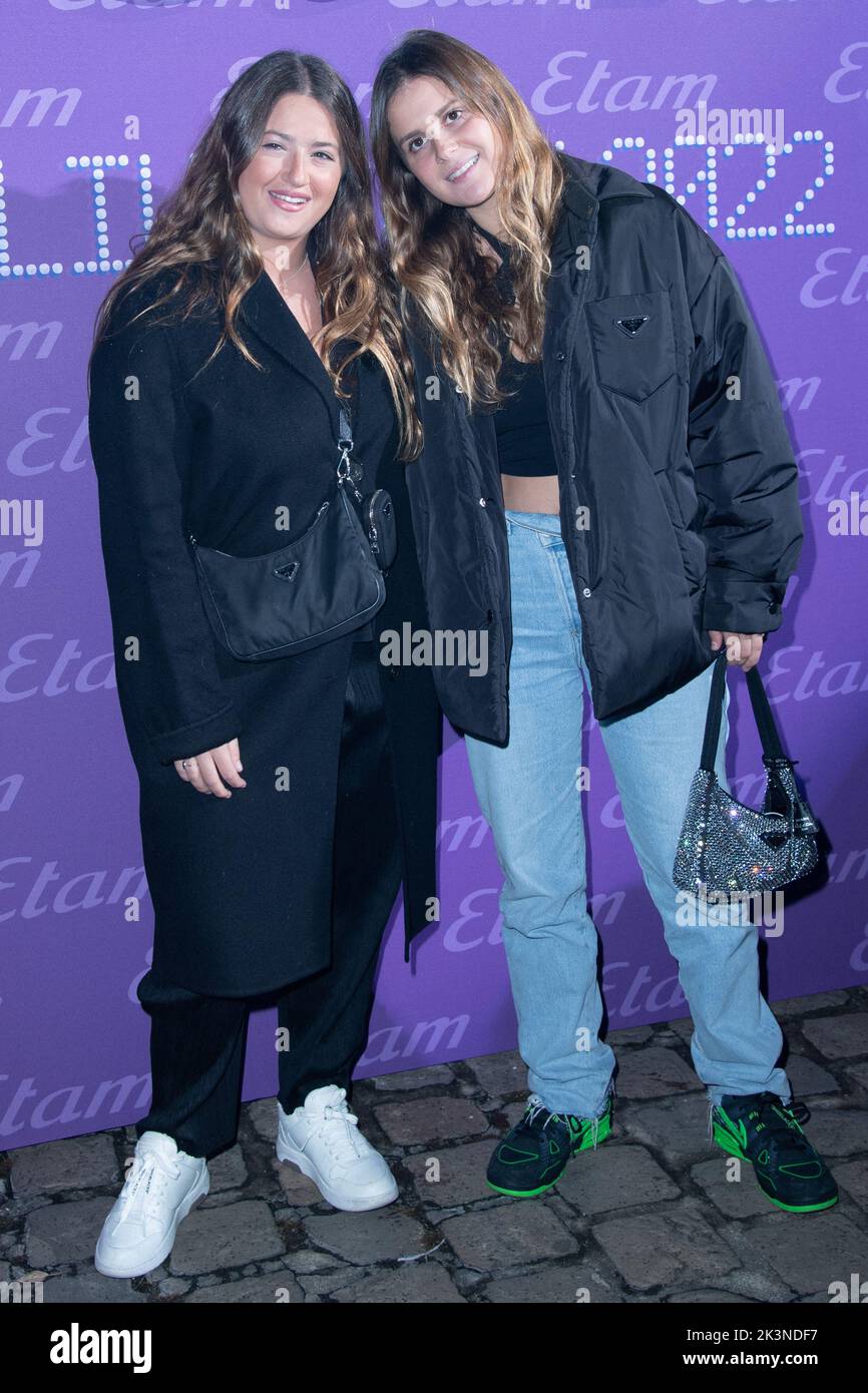 Paris, France on September 27, 2022. Elise Goldfarb et Julia Layani ...