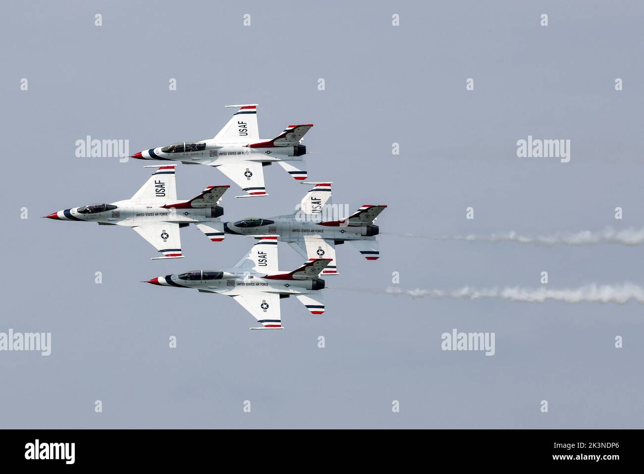 The USAF Thunderbirds Thunder Over Michigan Stock Photo - Alamy