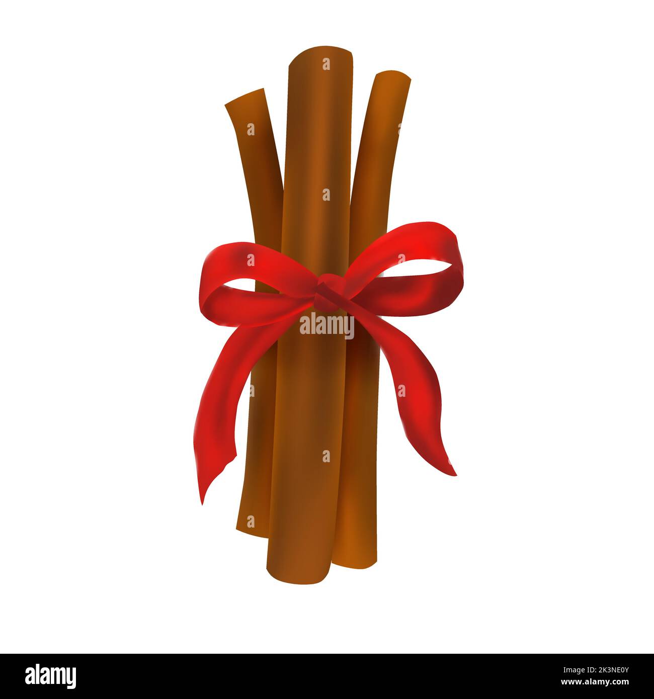 Cinnamon ribbon cute spice natural food vector illustration Stock ...