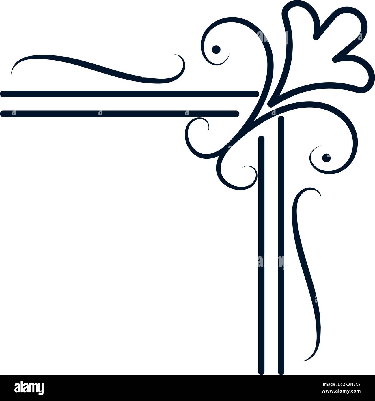 corner flourish icon Stock Vector Image & Art - Alamy