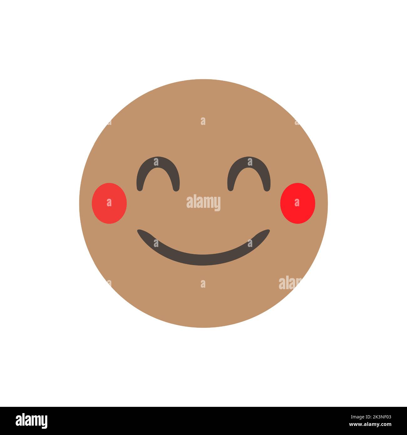 Smile. funny yellow emoticon. smiling emoticon character design. 3D ...