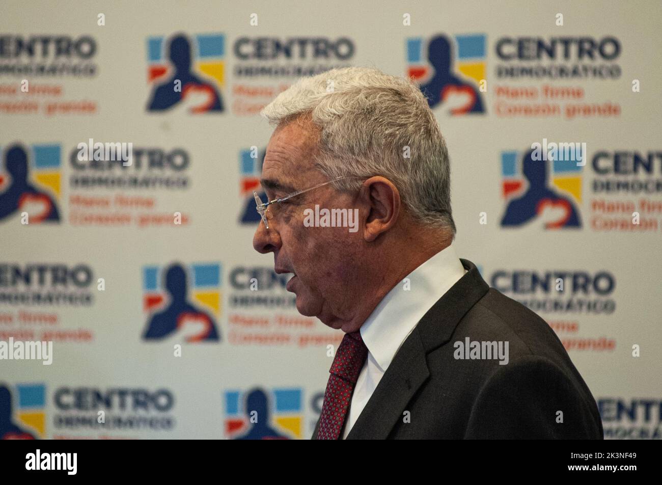 Bogota, Colombia, September 27, 2022, Colombia's former president ...