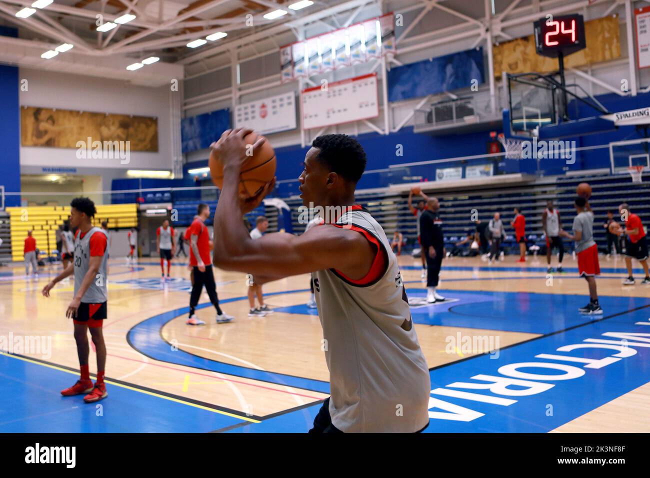 September 27, 2022, VICTORIA, BC, CAN: Toronto Raptors' Christian ...