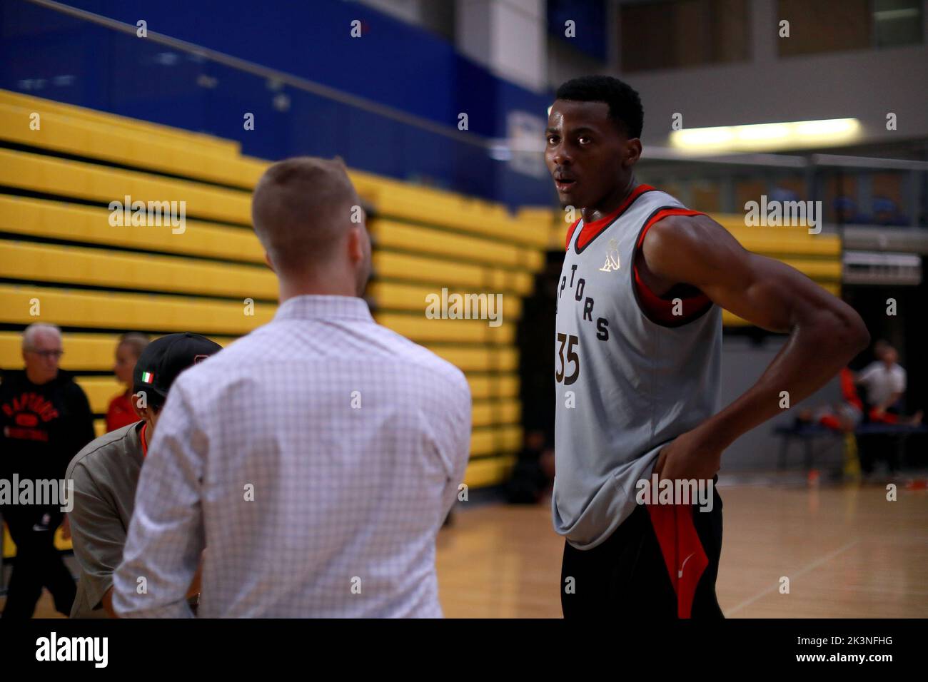 September 27, 2022, VICTORIA, BC, CAN: Toronto Raptors' Christian ...