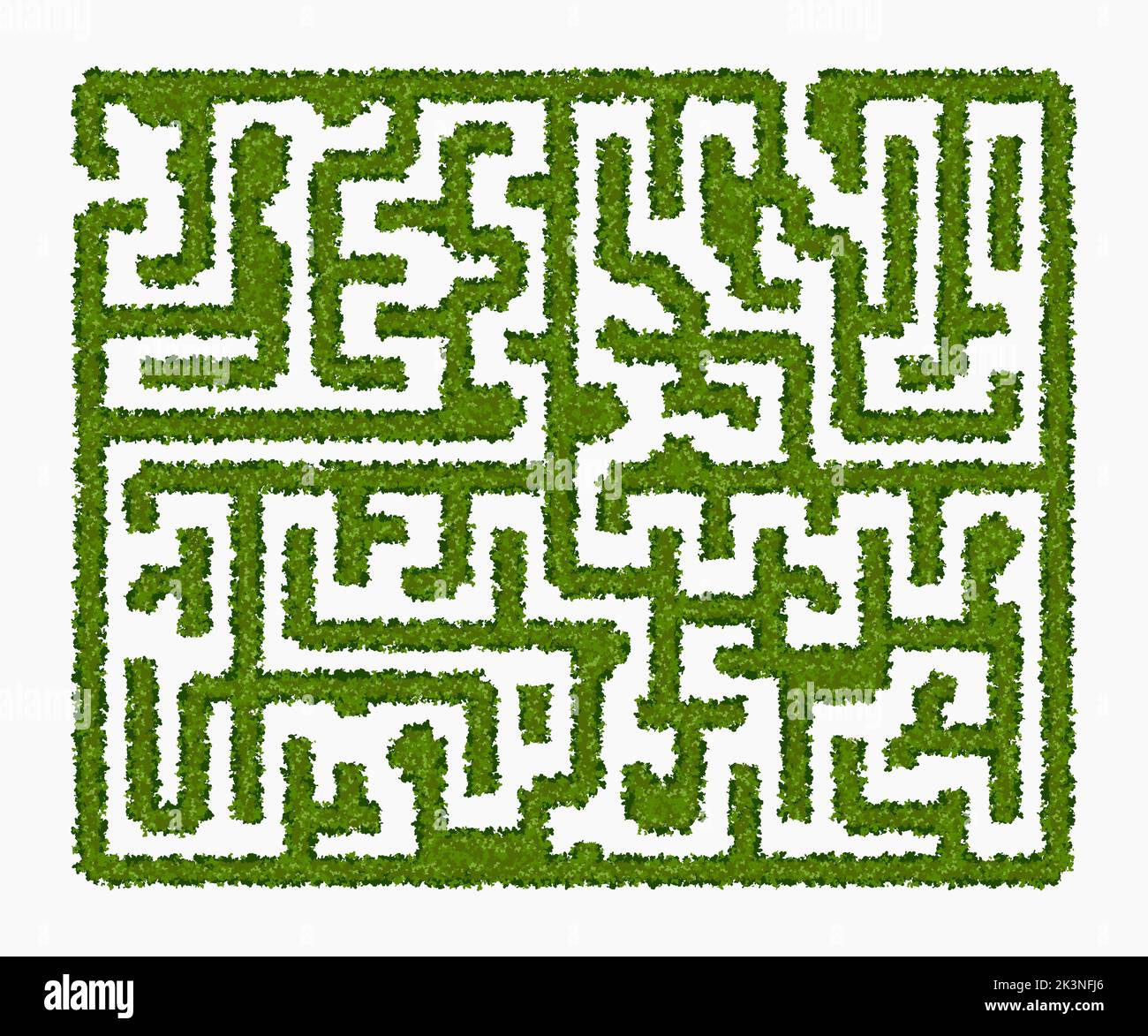Hedge maze above hi-res stock photography and images - Alamy