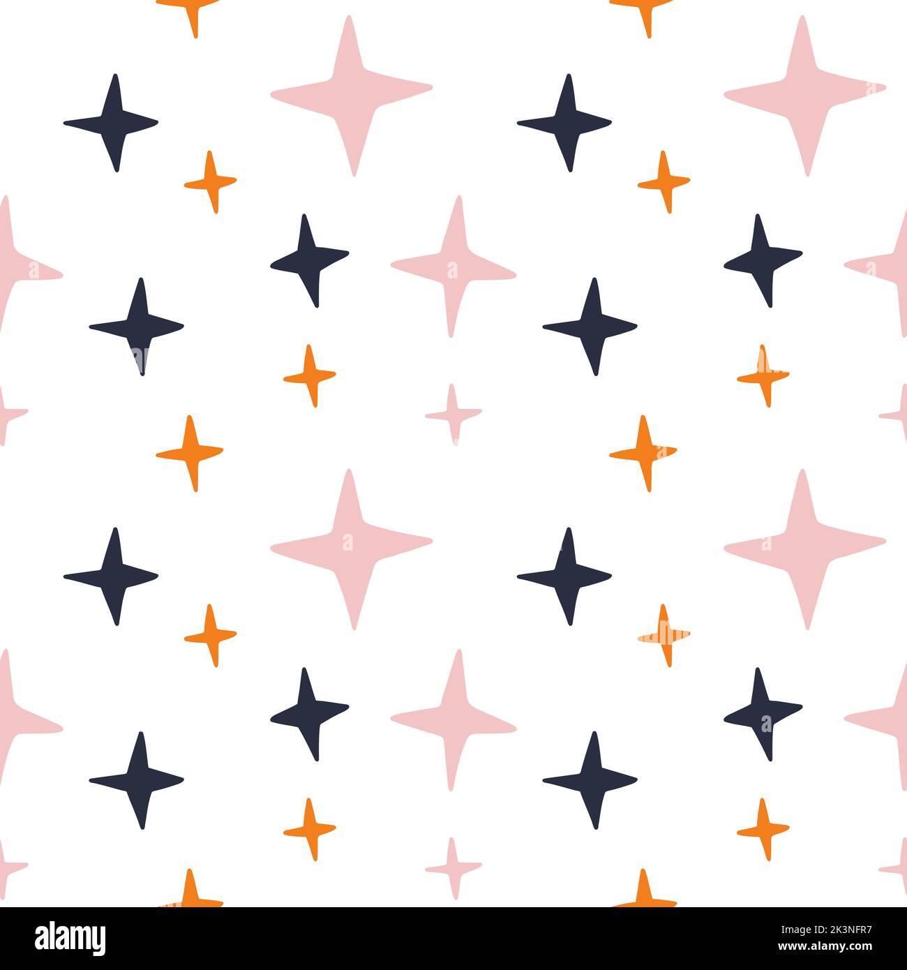 Constellations stars seamless pattern Stock Vector Images - Alamy