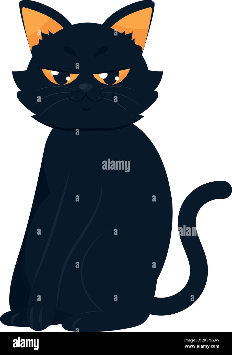halloween black cat icon Stock Vector Image & Art - Alamy