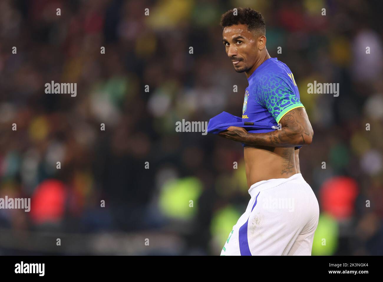 Paris, France, 27th September 2022. Danilo of Brazil reacts during the ...