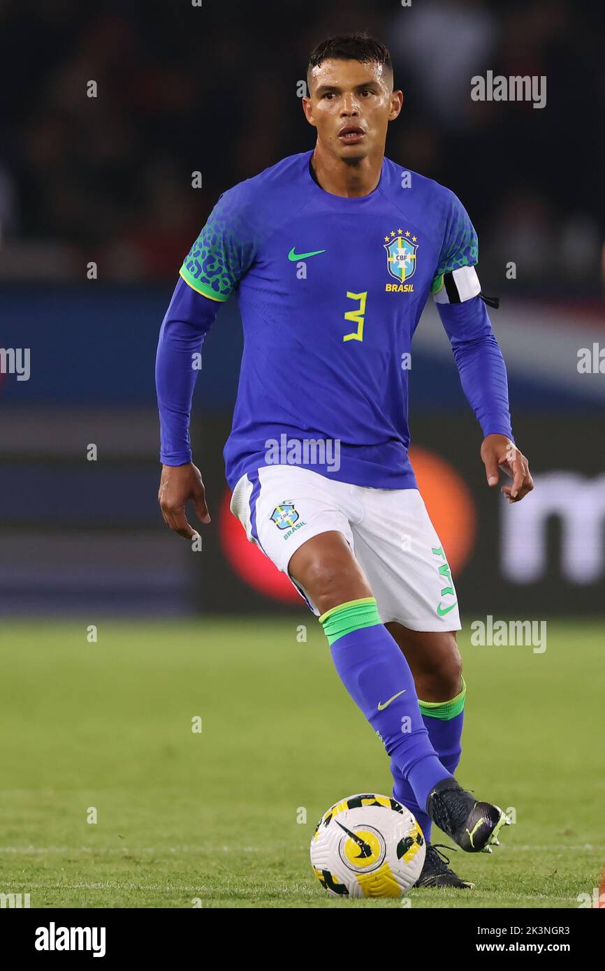 Paris, France, 27th September 2022. Thiago Silva of Brazil during the ...