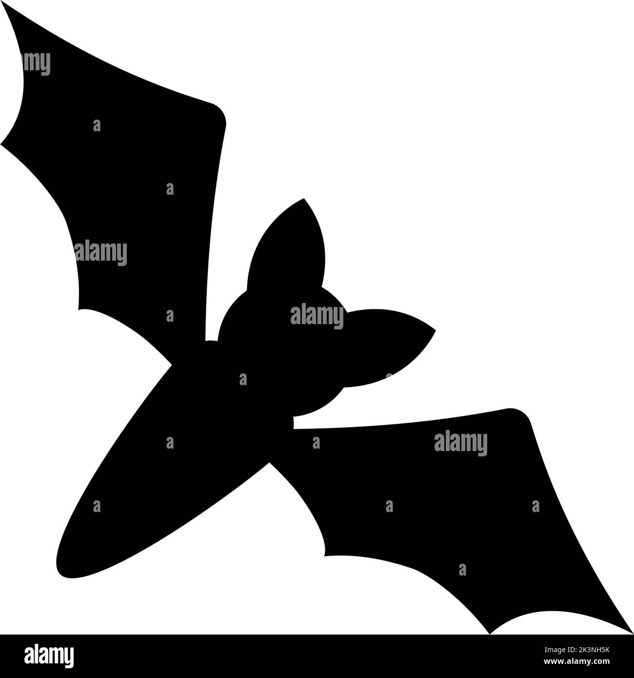 bat silhouette design Stock Vector Image & Art - Alamy