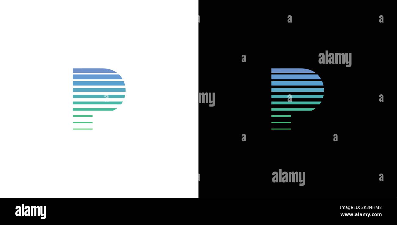 A vector of a black and white company logo example Stock Vector Image ...