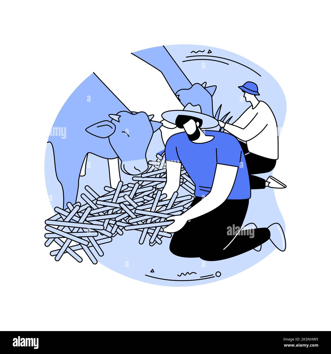 Roughages isolated cartoon vector illustrations Stock Vector Image ...