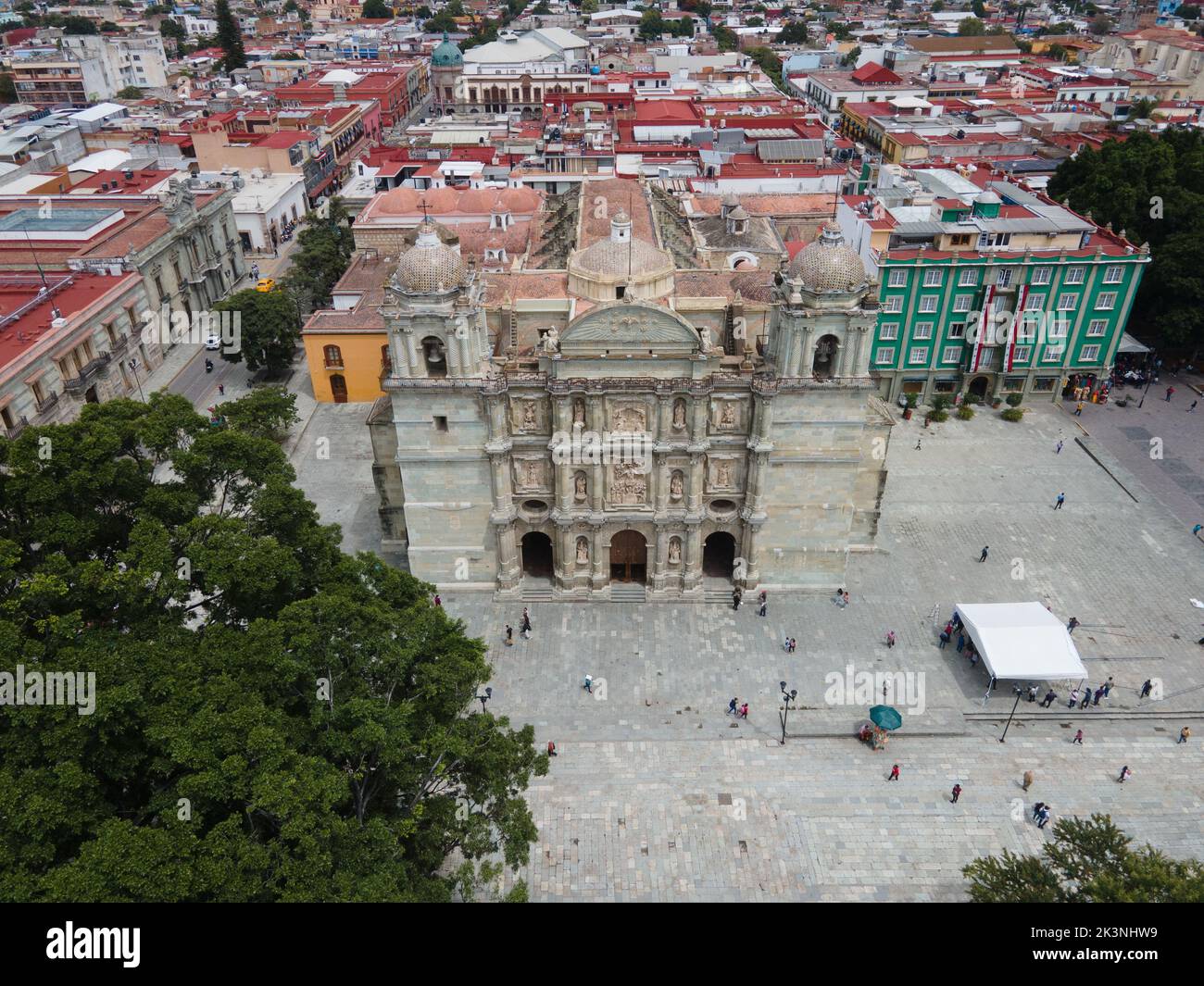 Ancient Cathedral of Oaxaca, Mexico Stock Photo - Alamy