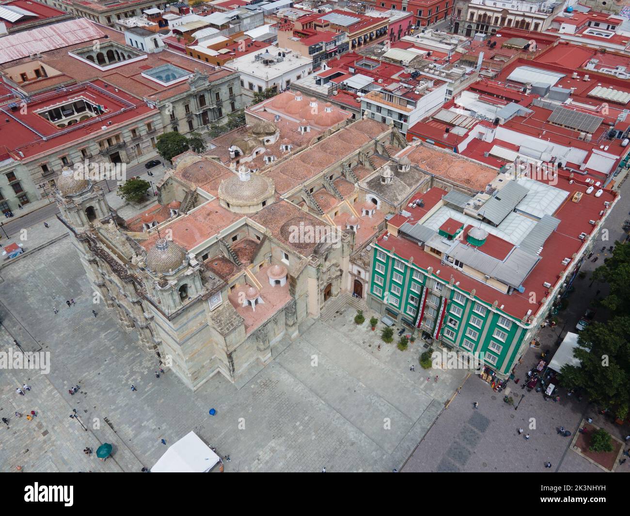Ancient Cathedral of Oaxaca, Mexico Stock Photo - Alamy