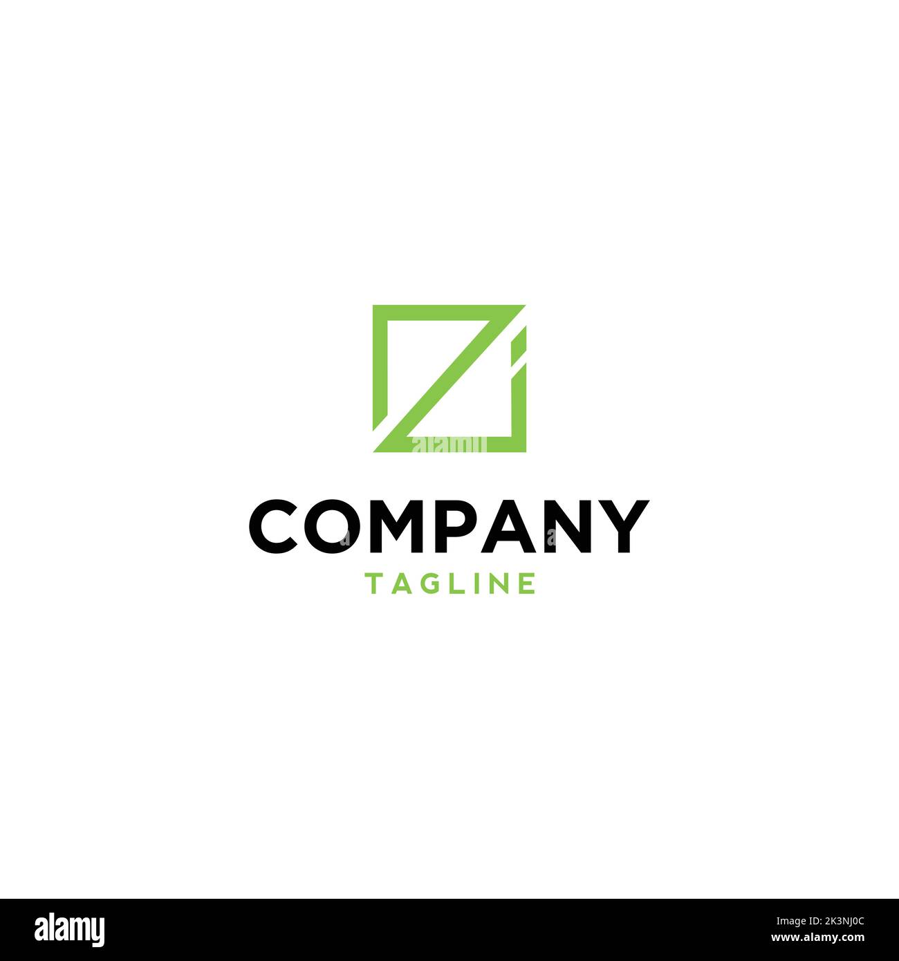 A modern logo and tagline design template background Stock Vector Image ...