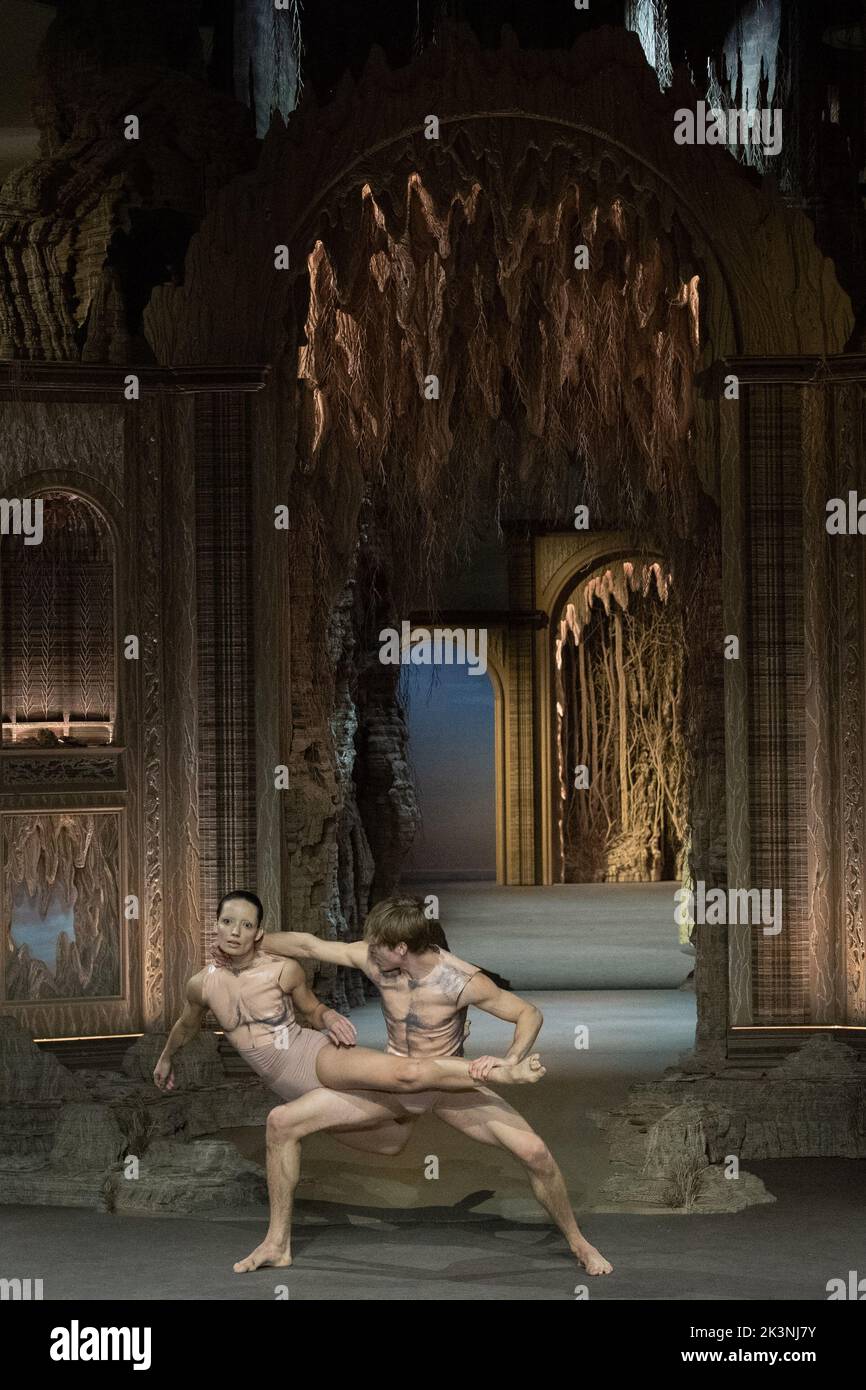 Paris, France on September 27, 2022. Models walk the runway during the ...