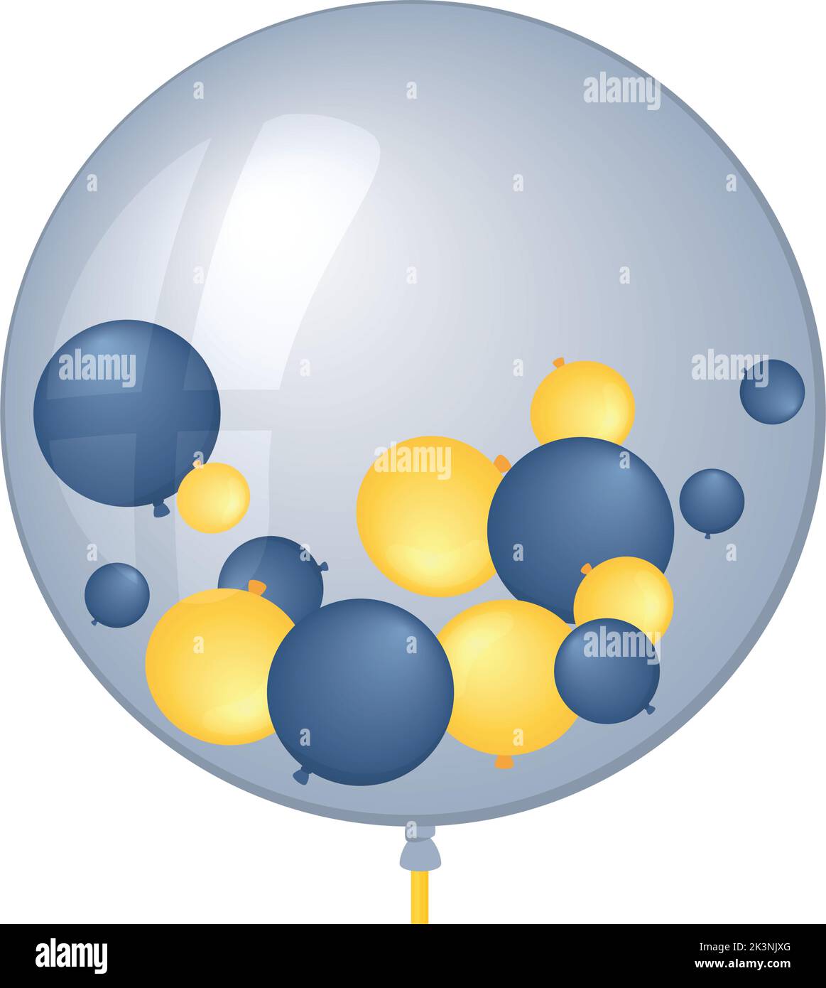 balloon with balloons inside Stock Vector Image & Art - Alamy