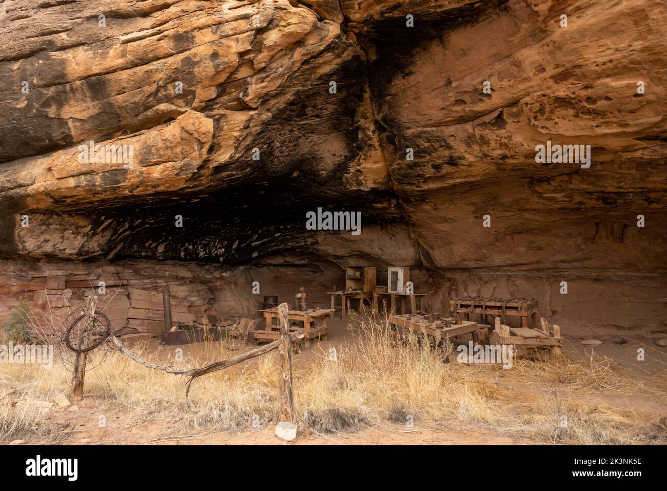 The Old Settlement At Cave Spring In The Needles District of ...
