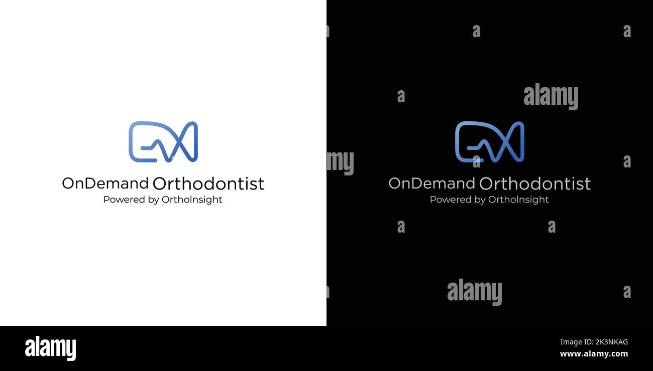 Orthodontist logo hi-res stock photography and images - Alamy