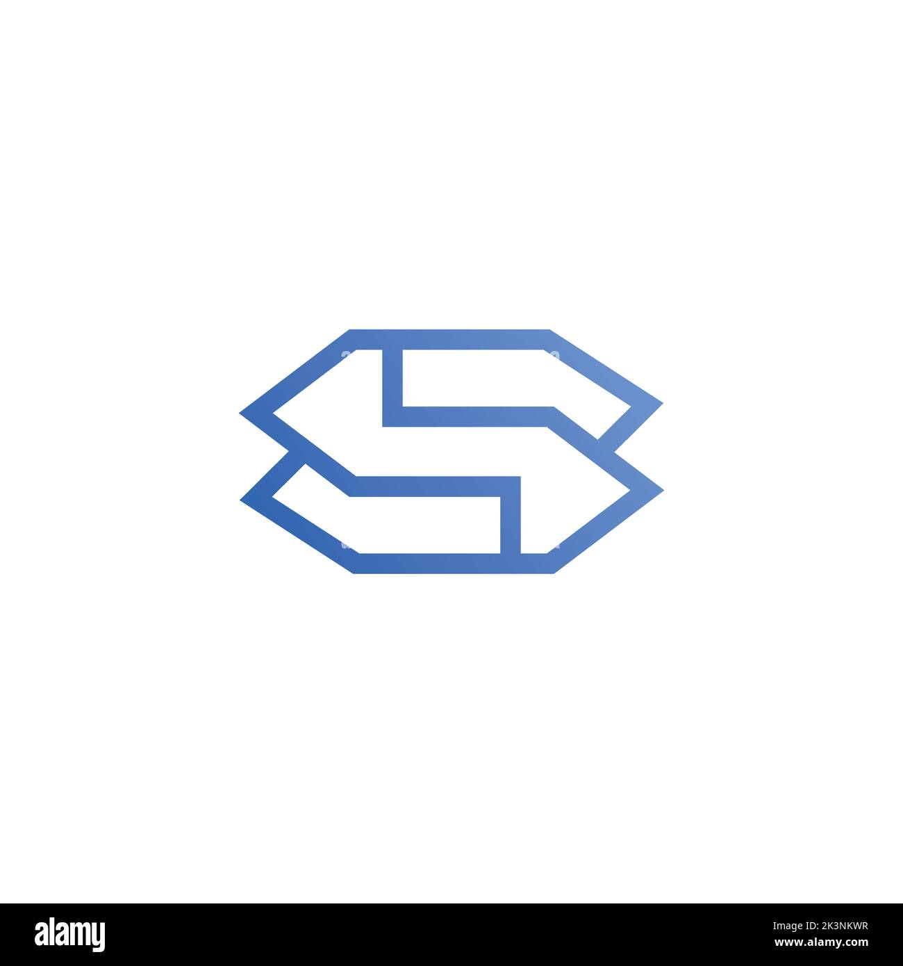 An editable letter logo isolated on a white empty background Stock ...